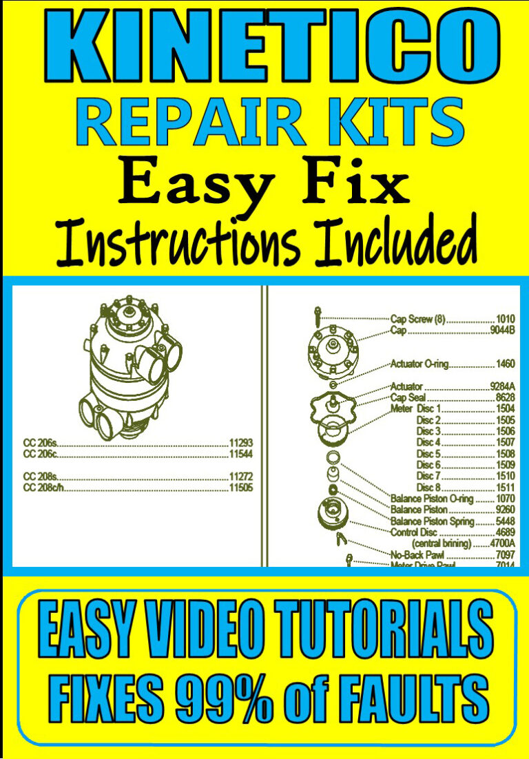 Kinetico Repairs – Rebuild Kits – Discount – 2 Complete Kits – Kinetishop